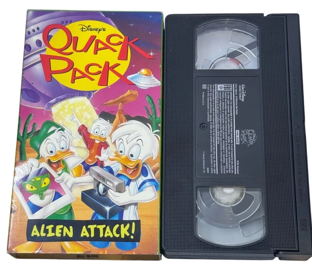 DISNEYS QUACK PACK VHS Alien Attack Comedy Cartoon £8.87 - PicClick UK