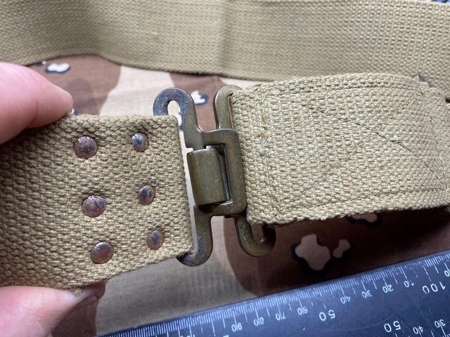 ORIGINAL 1943 DATED British Army 37 Pattern Webbing Belt - Great ...