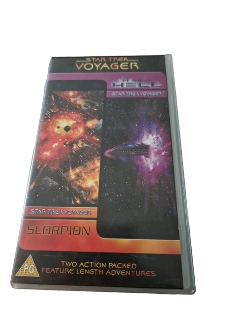 STAR TREK VOYAGER Double Feature VHS- SCORPION & YEAR OF HELL £0.99 ...