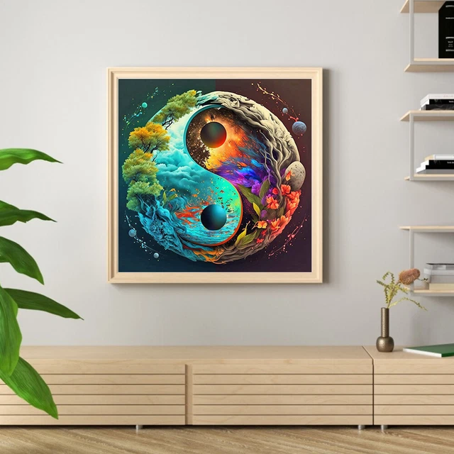 5D DIY DIAMOND Drawing Embroidery Diagram of the Universe Kit Decor ...