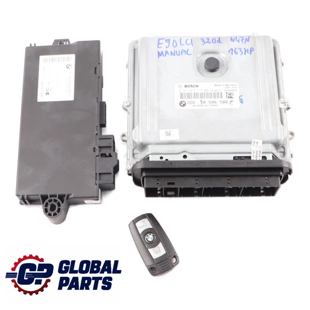 BMW E90 E91 LCI 320d N47N 163HP Engine Unit ECU Kit DDE 8506566 CAS3 ...