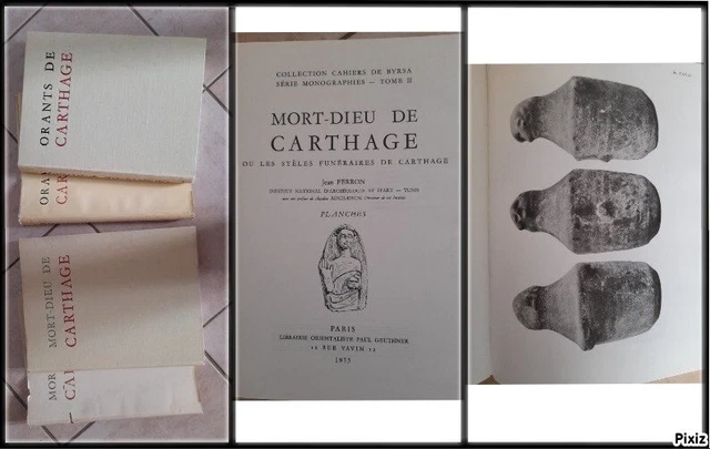 ORANTS DE CARTHAGE et Mort-Dieu de Carthage 2 Gros volumes de Planches ...