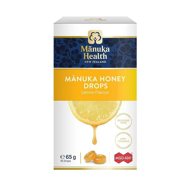 4XMANUKA MGO 400+ Manuka Honey Drops with Lemon 65gm-15's £20.00 ...
