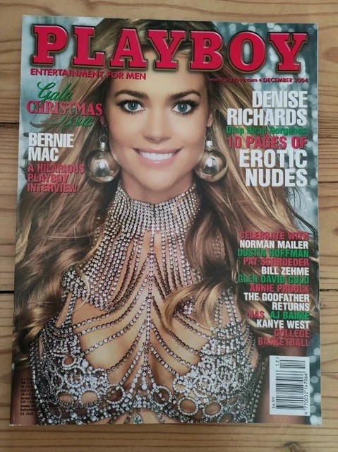 PLAYBOY USA MAGAZINE (December 2004) - Denise Richards £26.72 - PicClick UK