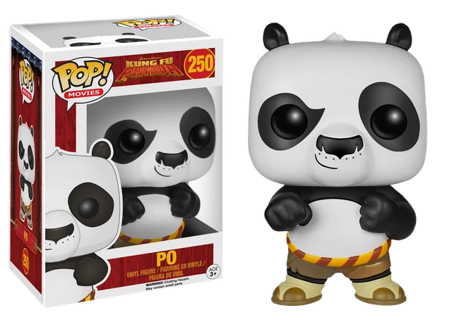 FUNKO POP MOVIES Kung Fu Panda #250 Po Vaulted Vinyl Figure~Fast Post 🌵 ...