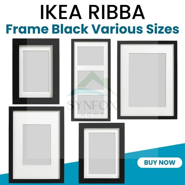 FRAME HOME DECOR a4 picture frame Ikea RIBBA All sizes Black £8.40 ...
