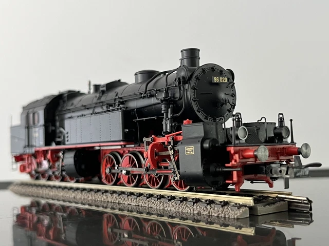 (L-332) TRIX H0 22703 - Loc Vapeur-Tender Mallet - Db - Br 96 - Neuve ...