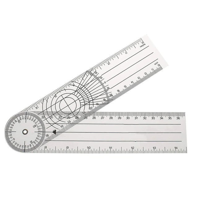 PHYSICAL GONIOMETER ANGLE Ruler Occupational Gauge Physiotherapy EUR 5 ...
