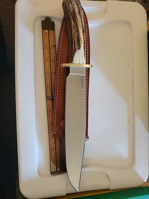 COLD STEEL USA V Stag Trail Master Fixed Blade Bowie Knife READ $600.00 ...