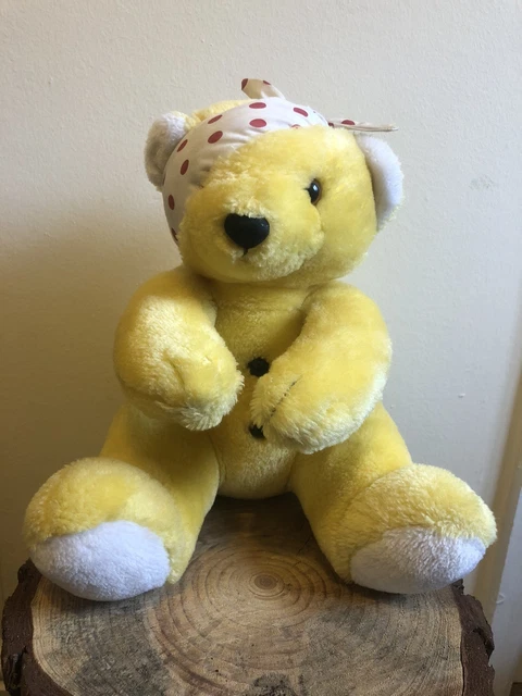 VINTAGE BBC PUDSEY Bear Plush Soft Toy Teddy £19.36 - PicClick UK