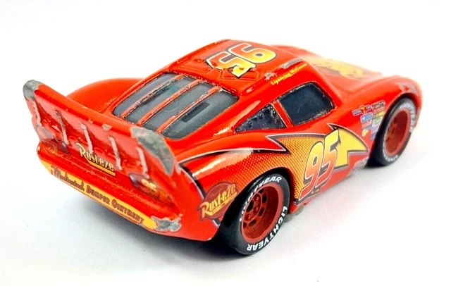 VÉHICULE DISNEY PIXAR Cars Flash Lightning McQueen Die Cast Metal (7cm ...