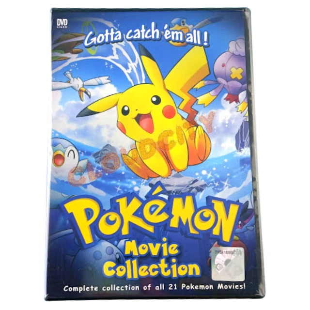 ANIME DVD POKEMON 21 In 1 Complete Movie Collection [English Dub] $59. ...