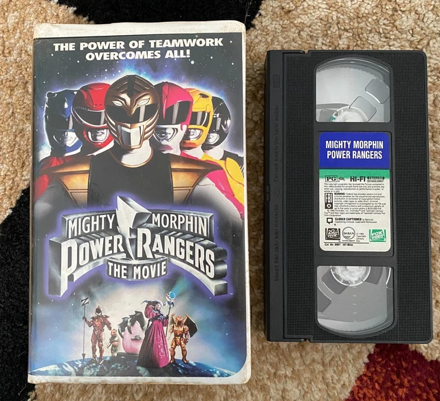 MIGHTY MORPHIN POWER Rangers: The Movie VHS WORKS 90's Kids Vintage ...