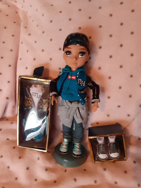 RAINBOW HIGH FASHION Doll -River Kendall- Teal Themed Boy Doll £14.99 ...