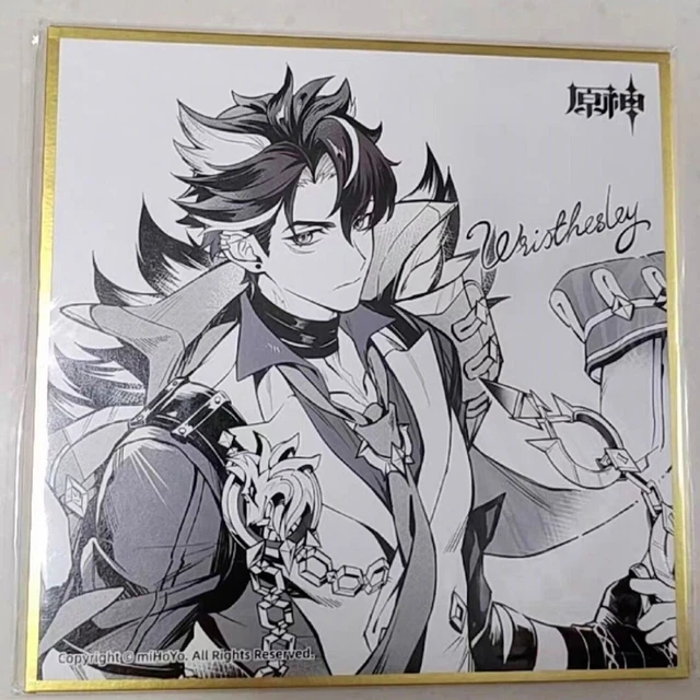 MIHOYO GENSHIN IMPACT FES 2024 Wriothesley Paper Card Official Goods ...