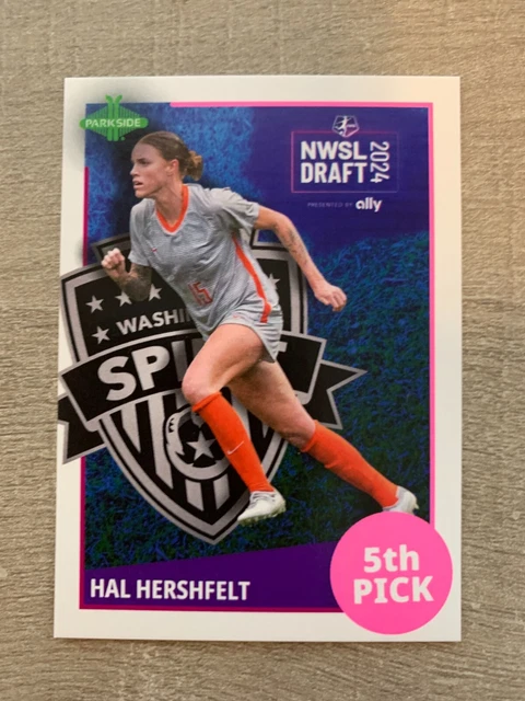 2024 NWSL PARKSIDE Vol 1 NWSL Draft 2024 Hal Hershfelt 5a scelta EUR 6 ...