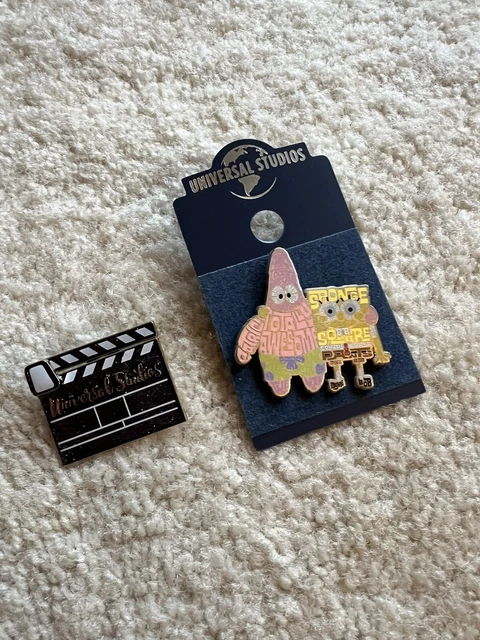 UNIVERSAL STUDIOS PINS - SpongeBob and Patrick plus Universal Movie ...