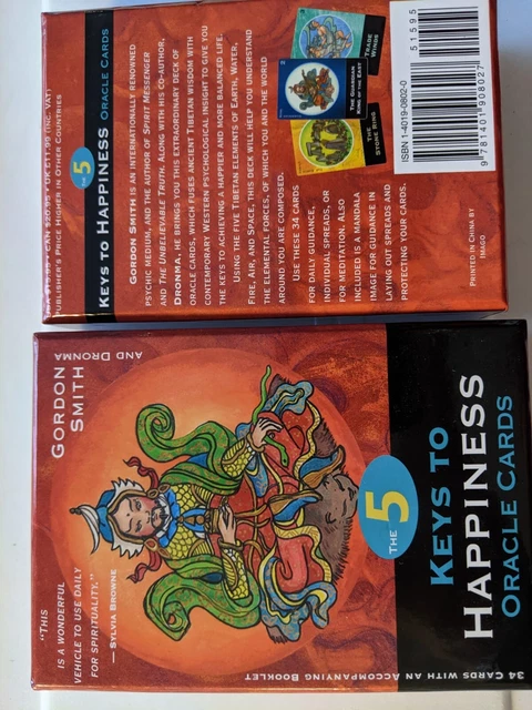 THE 5 KEYS to happiness oracle cards $20.00 - PicClick CA