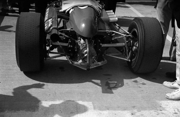 REAR OF JACK Brabham John Zink Brabham Offenhauser Indy Car 1964 Old ...