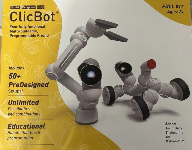 CLICBOT KIT - Full Kit - STEM Programmable Robot - NO PIECES MISSING ...