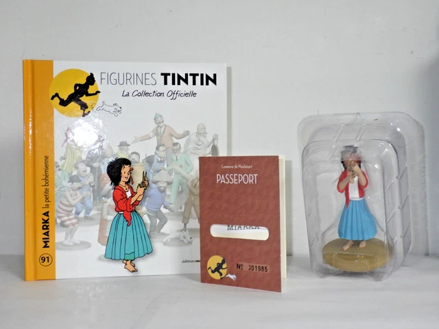 FIGURINE TINTIN COLLECTION officielle n°91 Miarka le petite bohémienne ...