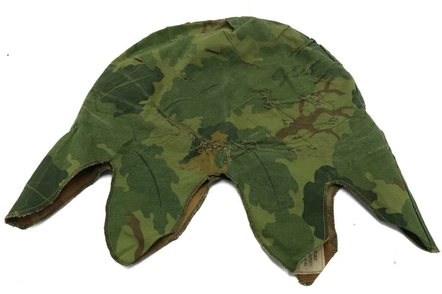 ORIGINAL US VIETNAM Era 1959 USMC Mitchell Pattern M1 Helmet Cover £157 ...