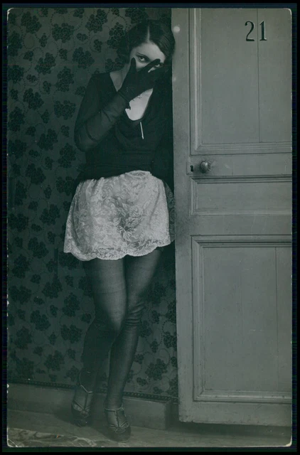 BB TOILETTENMÄDCHEN FRANZÖSISCHE nackte Frau Biederer Original um 1925 ...