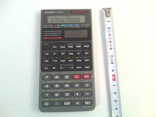 CASIO FX 992VB Scientific Calculator Retro Japanese Model Super FX $105 ...