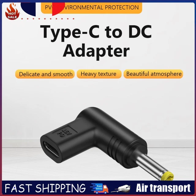ADAPTATEUR 15V TYPE-C PD Femelle vers DC Mâle Connecteur pour Routeur ...