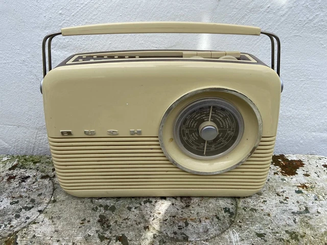 BUSH DAB RADIO nice looking retro vintage style in cream works well £16 ...