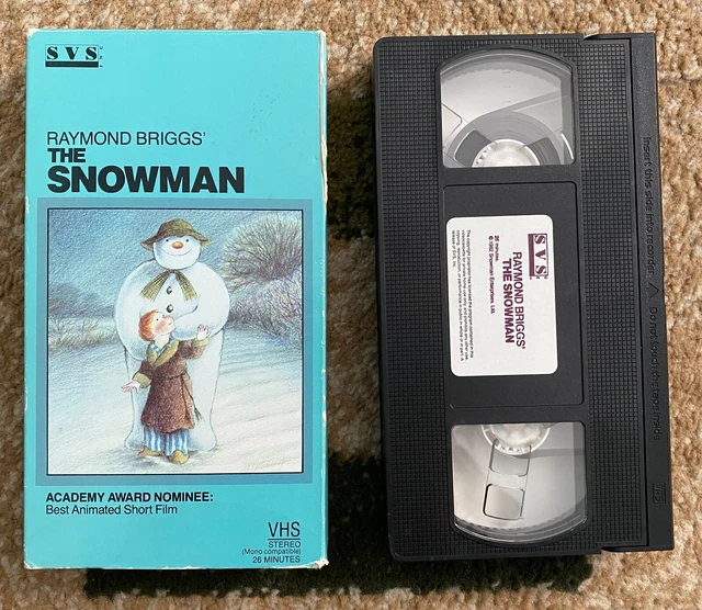 THE SNOWMAN VHS WORKS Raymond Briggs BestAnimated Short Film 1982 Rare ...