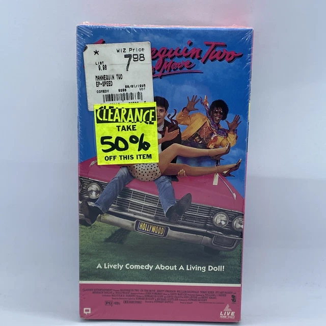 MANNEQUIN TWO: ON the Move VHS 1995 Brand New Factory Sealed Kristy ...