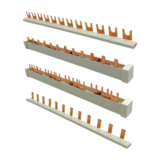 PHASE RAIL BUSBAR comb rail busbar 3-pole 1-pole selectable £2.37 ...