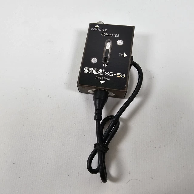 SEGA SS-55 RF Adapter Official Splitter Box Mega Drive Master System £11.99 - PicClick UK