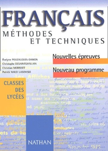 FRENCH: METHODS & Techniques, High School Classes $3.50 - PicClick