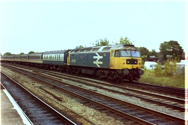 35MM RAILWAY COLOUR Negative Class 47 457 at Leamington Spa £1.95 ...