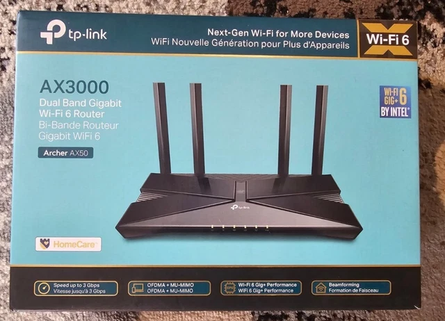 TP-LINK ARCHER AX3000 Archer AX50 Dual Band WiFi Gigabit Wireless Wi-Fi ...