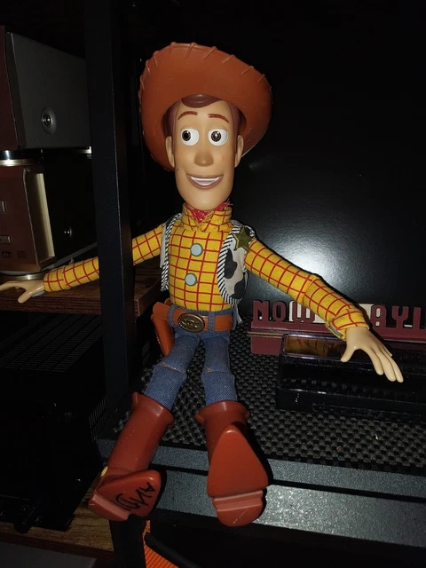 TOY STORY 1995 Woody Talking Pull String Doll Thinkway Toys Working New ...