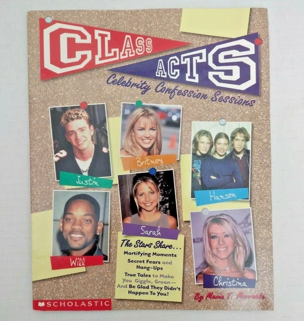 CELEBRITY CONFESSIONS BOOK Class Act Britney Spears Justin Timberlake ...