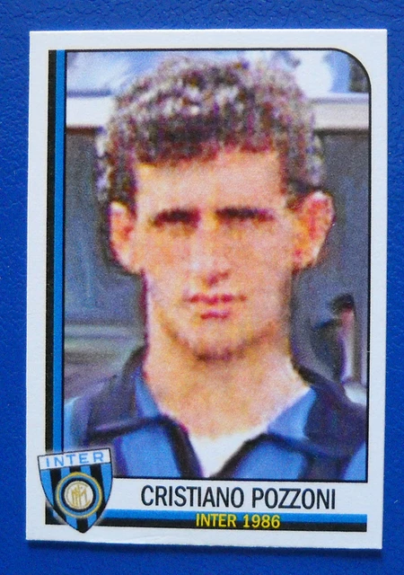 FIGURINA TUTTA L'INTER 1945/1986 - CRISTIANO POZZONI - 1986 - cm. 4x5,7 ...
