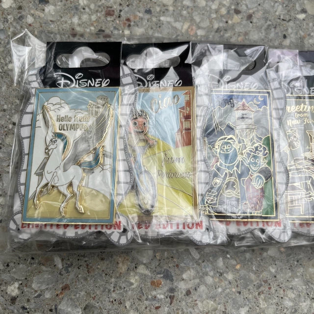 DISNEY D23 EXPO 2022 Dsf Dssh Cartolina Serie Le 400 Completo Pin Set ...