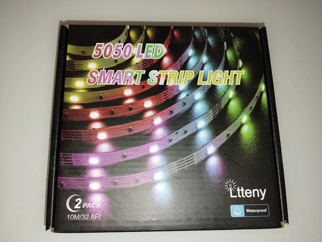 LTTENY 5050 LED Smart Strip Light Lichterkette, 2 x 5m mit ...