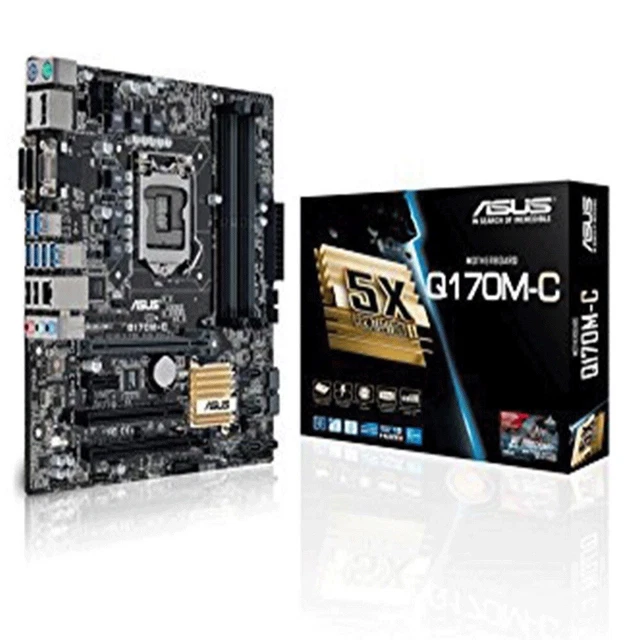 ASUS Q170M-C - motherboard - micro ATX - LGA1151 Socket - Q170 £38.15 ...