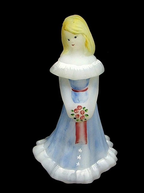 FENTON GLASS BRIDESMAID Hand painted by GSE C. Riggs 2004 £91.14 ...