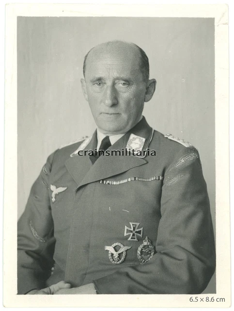 ORIG. FOTO PORTRAIT Luftwaffe General Gustav KASTNER-KIRDORF als Oberst ...