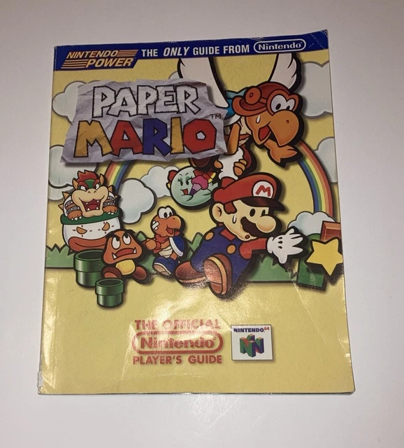 PAPER MARIO OFFICIAL Nintendo Power Player’s Guide Nintendo 64 N64 2001 ...