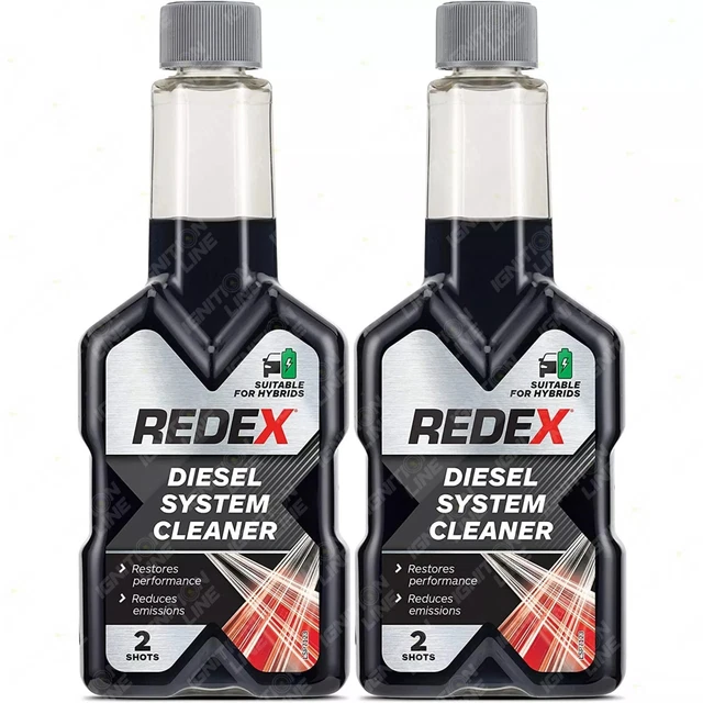 REDEX DIESEL Fuel System Cleaner Reduce Emissions 2x 250ml FREE ...
