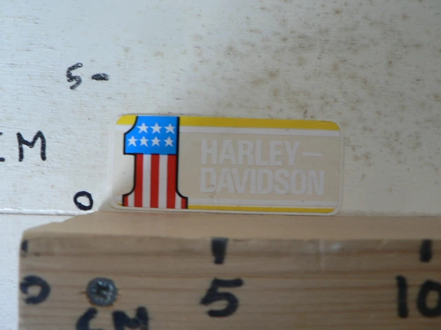 STICKER,DECAL HD HARLEY-DAVIDSON Logo Number 1 White Text Motorcycle ...