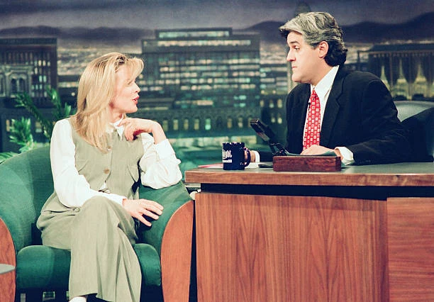 Actress Kim Basinger During An Interview With Host Jay Leno On Fe Old
