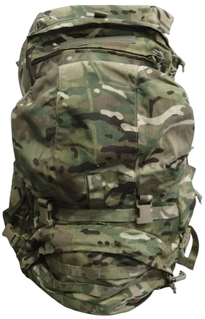 BRITISH ARMY VIRTUS Bergan GU 90L MOLLE Internal Rigid Frame Rucksack ...